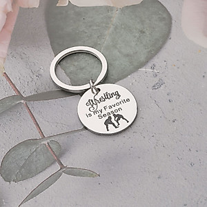 bobauna Werstling Keychain Wrestler Gift Wrestling Is My Favorite Season Wrestling Gift (werstling keychain)
