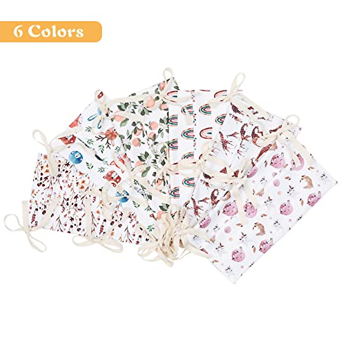 Baby Crib Organizer Cot Caddy Bed Storage Bag 2 Pockets Bedside Hanging Diaper Nursery Organizer for Diapers Toys Clothing (Orange)