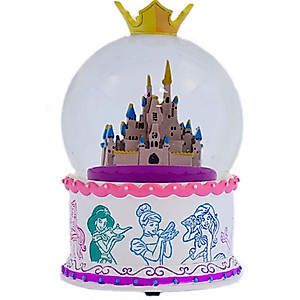 Disney Castle Musical Snowglobe Princess Group Silhouette