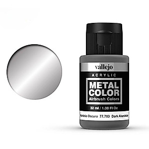 Vallejo Acrylics Metak Dark Aluminium 32ml Model Kit