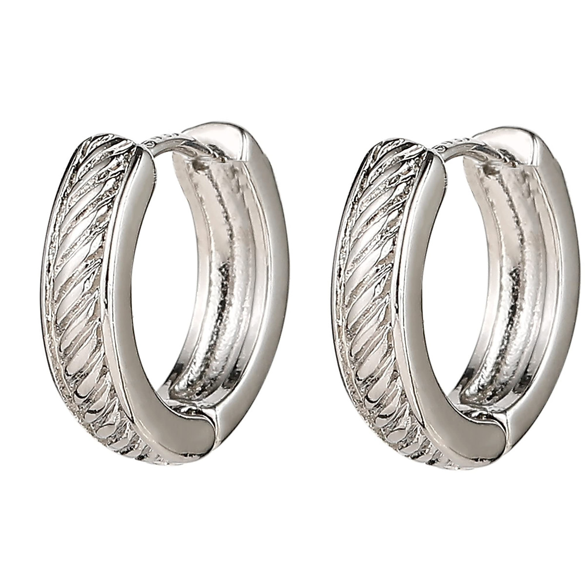 HILXURY 12 Pairs Gold Hoop Earrings Set for Women, Boho Fashion Statement Stud hoops Earring Packs Hypoallergenic Dainty Heart Flower Sun Star Shaped Assorted Sizes