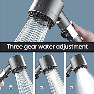 Iondrops Showerhead - 2024 Best Drivse Ion Drops Showerhead, German Multifunctional Massage Shower, Adjustables Pressure Turbocharge Handheld Shower Head With 10 Pcs Filter (10 Filter)