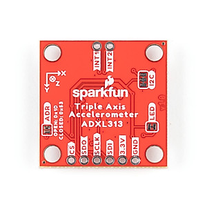 SparkFun Triple Axis Digital Accelerometer Breakout - ADXL313 (Qwiic) - Low Cost Low Power Up to 13-bit resolution-3-axis Accelerometer w/a 32-Level FIFO Stack Capable of Measuring up to ±4g