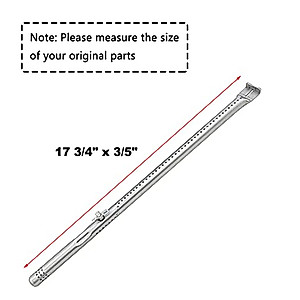 Shengyongh S475 (2-Pack) 16 15/16" Heat Plates SS15494 (2-Pack) Burner Replacement for Charbroil Performance 463625217 463625219 463673517 463342119 463377319