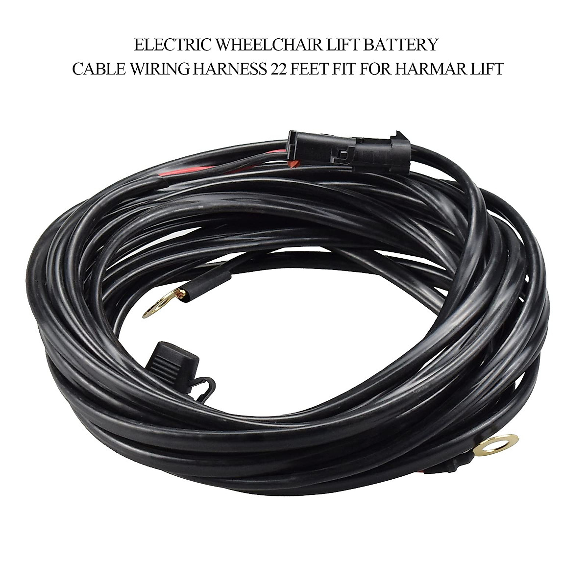 22 feet Wheelchair Lift Battery Cable Wiring Harness Fit for Harmar