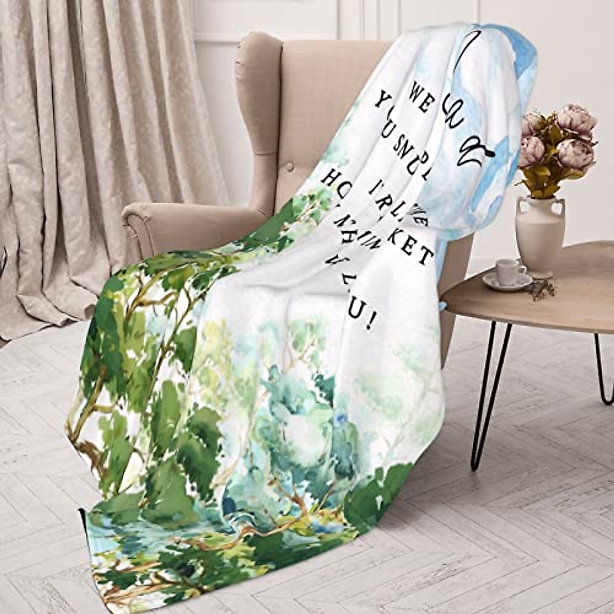 Dad Blanket Gifts from Daughter, Blankets for Dad from Son, Birthday Gifts for Dad, Flannel Soft Fleece Bed Blanket 50x60in