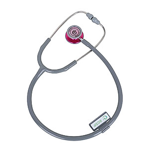 RCSP Dual Head Stethoscope For Doctors Medical Staff, Nurses And Medical Student Versatile, High Acoustic Sensitivity, Durable, and Comfortable for Medical Professionals Cardio Al Light Weight (GREY)