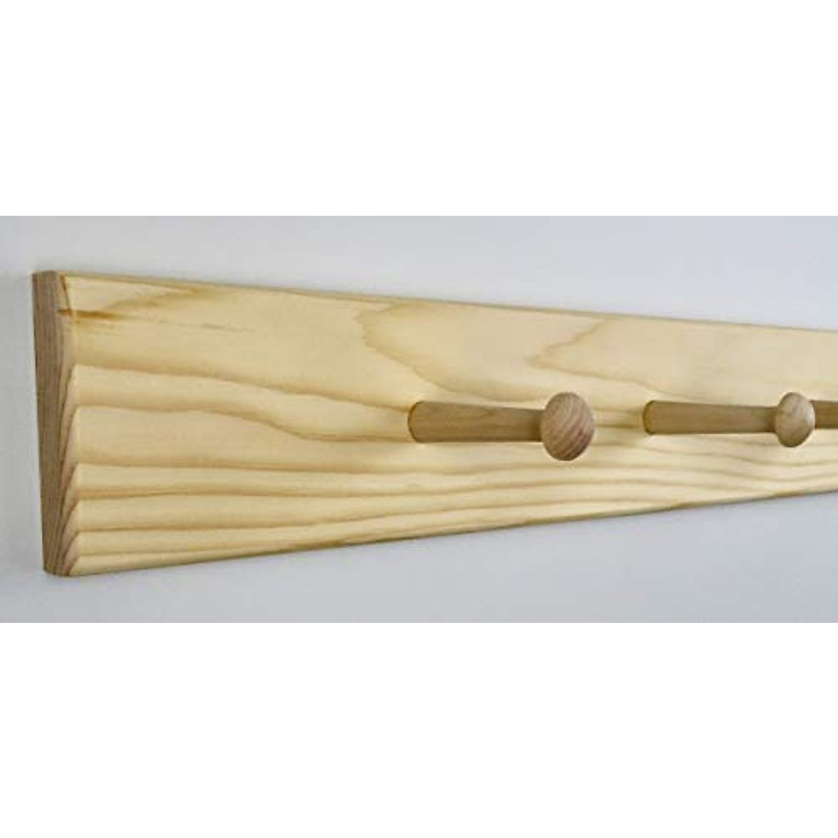 48" Unfinished Shaker Peg Rack