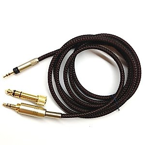 NewFantasia Replacement Upgrade Cable for Audio Technica ATH-M50x, ATH-M40x, ATH-M70x Headphones 1.2meters/4feet