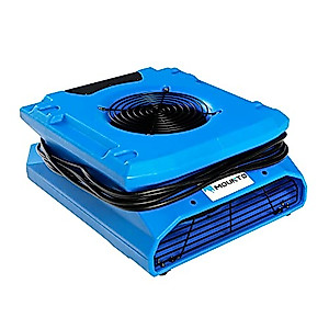 MOUNTO 1/4hp 1200CFM Low Profile Air Mover Floor Carpet Dryers Restoration