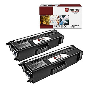 Laser Tek Services Compatible High Yield Toner Cartridge Replacement for Brother TN-336 Works with Brother HLL8250CDN L8350CDW, MFCL8600CDW Printers (Black, 2 Pack) - 4,000 Pages