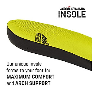 Avia Flame Men's Clogs, Slip Resistant Shoes for Men Food Service, Non Slip Restaurant and Chef Shoes Men Slip Resistant for Kitchen Work or Nursing - Black, 14 Medium