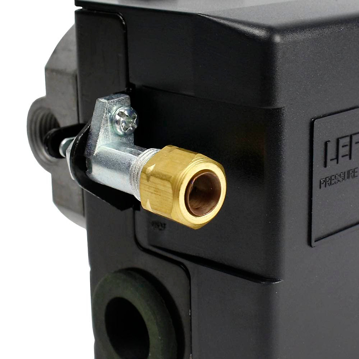 Lefoo Pressure Switch Control 90-125psi 4 Port Heavy Duty 26 Amp for Air Compressor LF10A-4H-1-NPT1/4-90-125