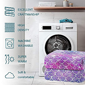 Mermaid Throw Blanket,Flannel Fleece Blanket,Soft Cozy Fuzzy Comfy Warm Cute Lightweight Blanket for Girl,Kid,Toddler,Baby-ombre Microfiber Blanket for Couch,Bed,Sofa,Chair-Crib Stroller Nap-60" x 50"