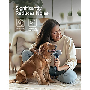 iDOO Hair Dryer with Diffuser for Women, Christmas Gifts, 1500W Blow Dryer for Curly Hair with 110,000 RPM High-Speed & 200 Million Neg Ions, Travel Hairdryer Blowdryer, Secadora de Pelo para Mujer