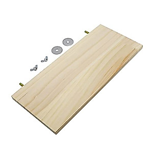 Parrot Bird Wood Perch Platform Large Stand Shelf for Birds Budgie Parakeet Cockatiel Conure Cockatoo Macaw African Grey