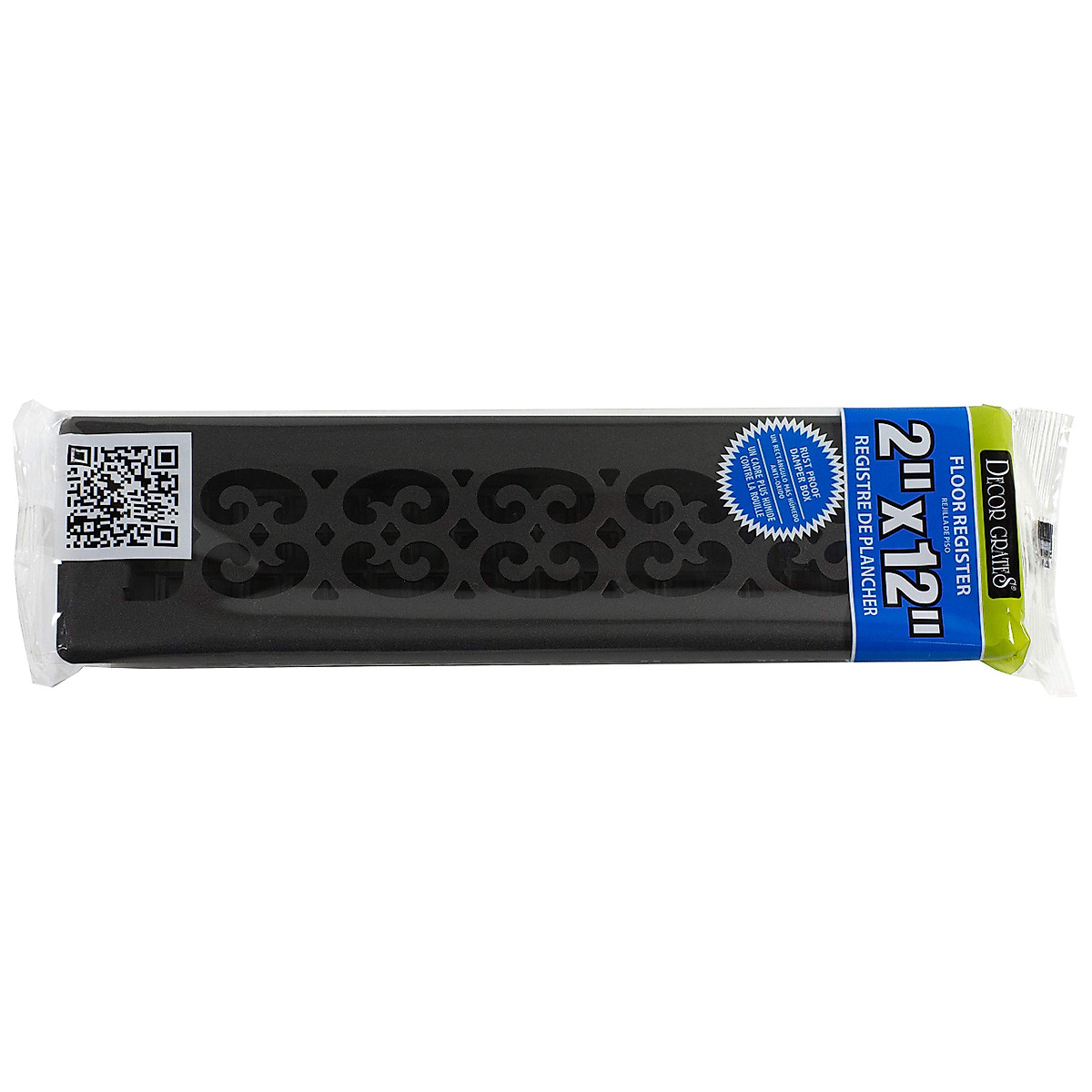 Decor Grates SPH212-A Décor Design Floor Register, 2x12