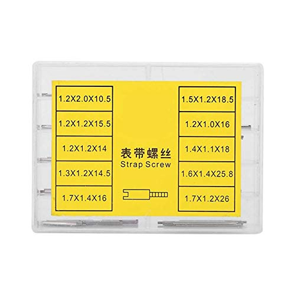 Strap Screw Watch Band Spring Bar Strap Link Pins Watch Lug Screw Pins for All Kinds of Watch