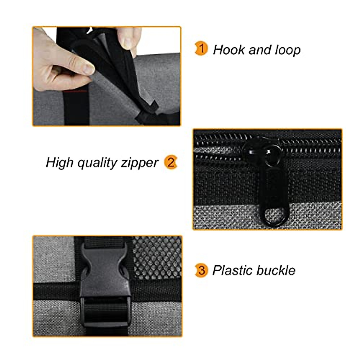 Howay Travel Carrying Case for 24in LCD Display Screen Desktop Computer Monitor Carrying Case Moving Monitor Screen Protective Monitor Bag(Black)