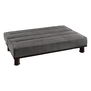 Lexicon Stellar Futon Sofa Sleeper, Gray