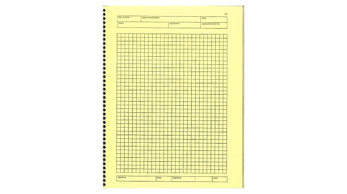 Student Lab Notebook - Carbonless, 50 Duplicate Pages