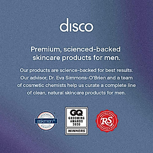Disco Men's Eye Bag Treatment, Roller Serum for Men, Under Eye Cream Natural Caffeine Anti Aging Stick Balm, Reduce Puffiness, Wrinkles, Dark Circles, Crows Feet, Bags, Dark Circles, Lines, Puffiness