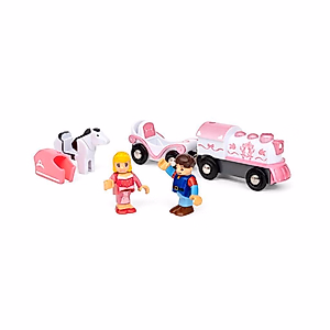 BRIO Disney Princess - 32257 Sleeping Beauty Battery Train | Delightful Toy Train Set for Kids | Compatible with All Railway Sets & Accessories | Perfect for 3-Year-Old Boys and Girls