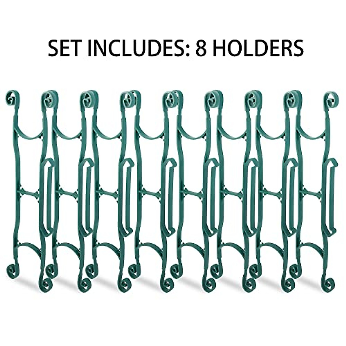 Dazzle Bright 8 Pack Christmas Lights Storage Holder, Holiday Light Storage for All Purpose Light Cord Wind Up, Christmas String Lights Organizer Holder