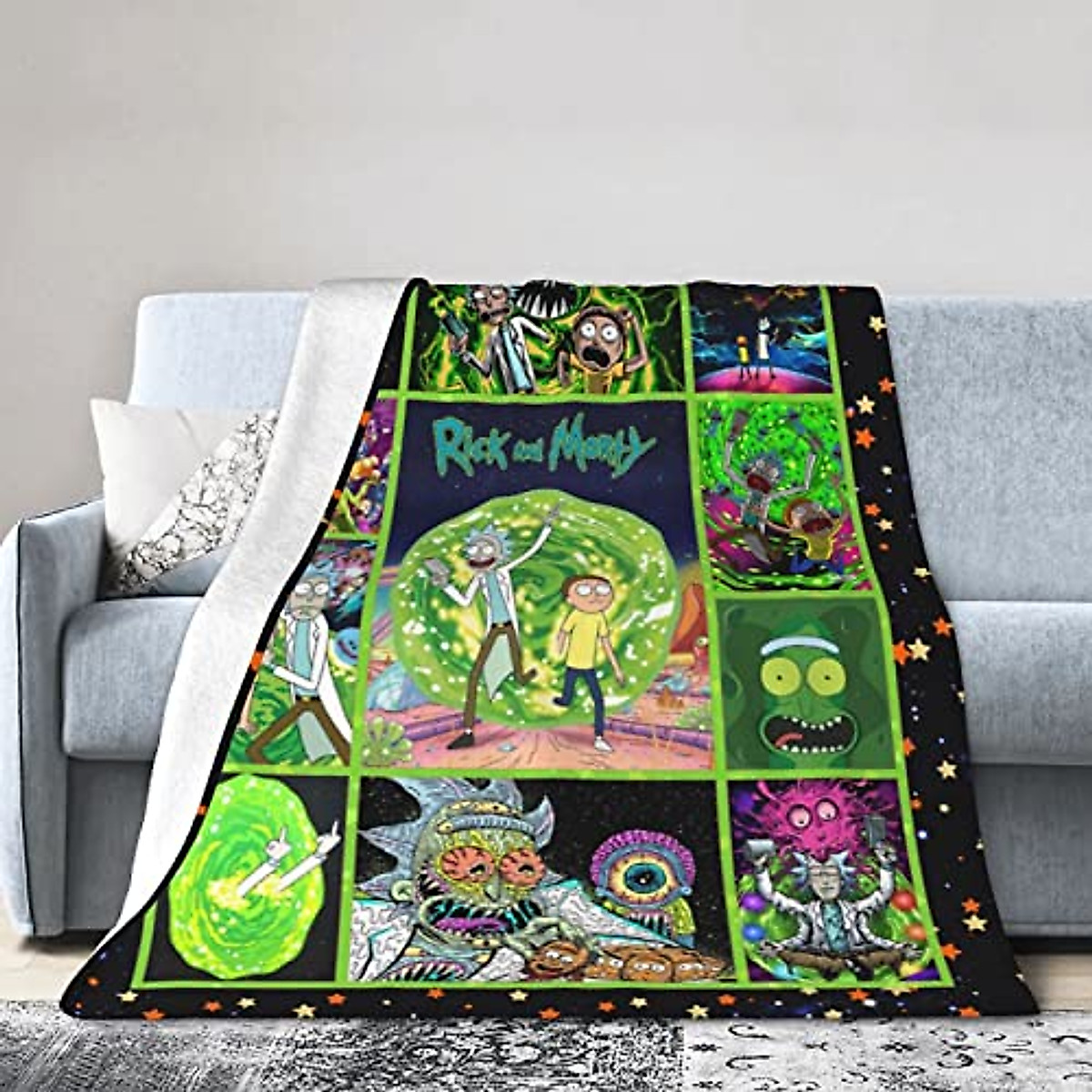 Super Soft Blanket Lightweight Cozy 3D Printed Flannel Throw Blankets for Kids Adults Gifts Sofa Bed 50"x40"
