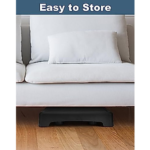 Step Stool for Adults, Heavy Duty, Anti-Slip, Ideal for Outdoor, Kitchen, Bathroom, Bedroom, Plastic, Holds 440 lbs, Half Step Ladder(Medium-Sized)