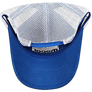 Mopar Royal Blue Brushed Twill with Mesh Back Unstructured Hat with Snap Back Closure