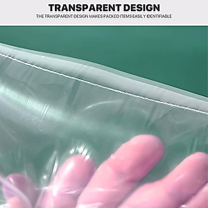 100-Count, (2" x 2") - 2.5 Mil Thickness Clear Zipper Reclosable Bag, Zip Bags, Ultra Heavy Duty Lock Seal Poly Plastic Bags for Prints, Photos, Documents, Clothing, T-Shirt