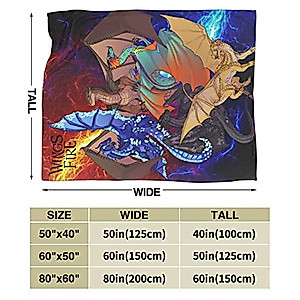 ZHENHUAN 3D Printing Blanket Fleece Super Bed Soft Blanket Throw Lightweight Cozy Luxury Anti Pilling Blanket Microfiber Warm Flannel Blanket, 80''x60''