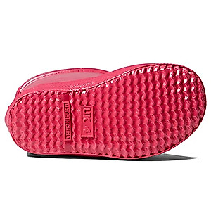 Hunter Little Kids Original First Classic Gloss Rain Boot, Bright Pink, 11