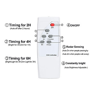 MA STRAP Street Light 120W Solar Panel Street Light Outdoor Dusk to Dawn LED Solar Powered Street Lamp Security Led Flood Light with Remote Control Waterproof Radar Sensor for Yard, Road,Garden,Park