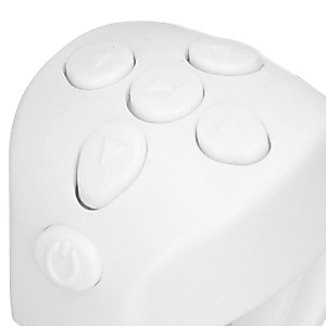 Remote Control Page Turner, Remote Control Free Your Hands Adjustable Size for iPhone (White)
