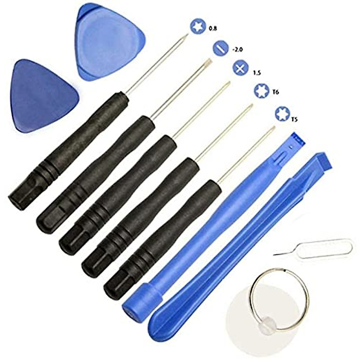 11 Pieces Universal Repair Opening Tool Kit Screwdriver Set Compatible with Android Cellphone Smart Phone