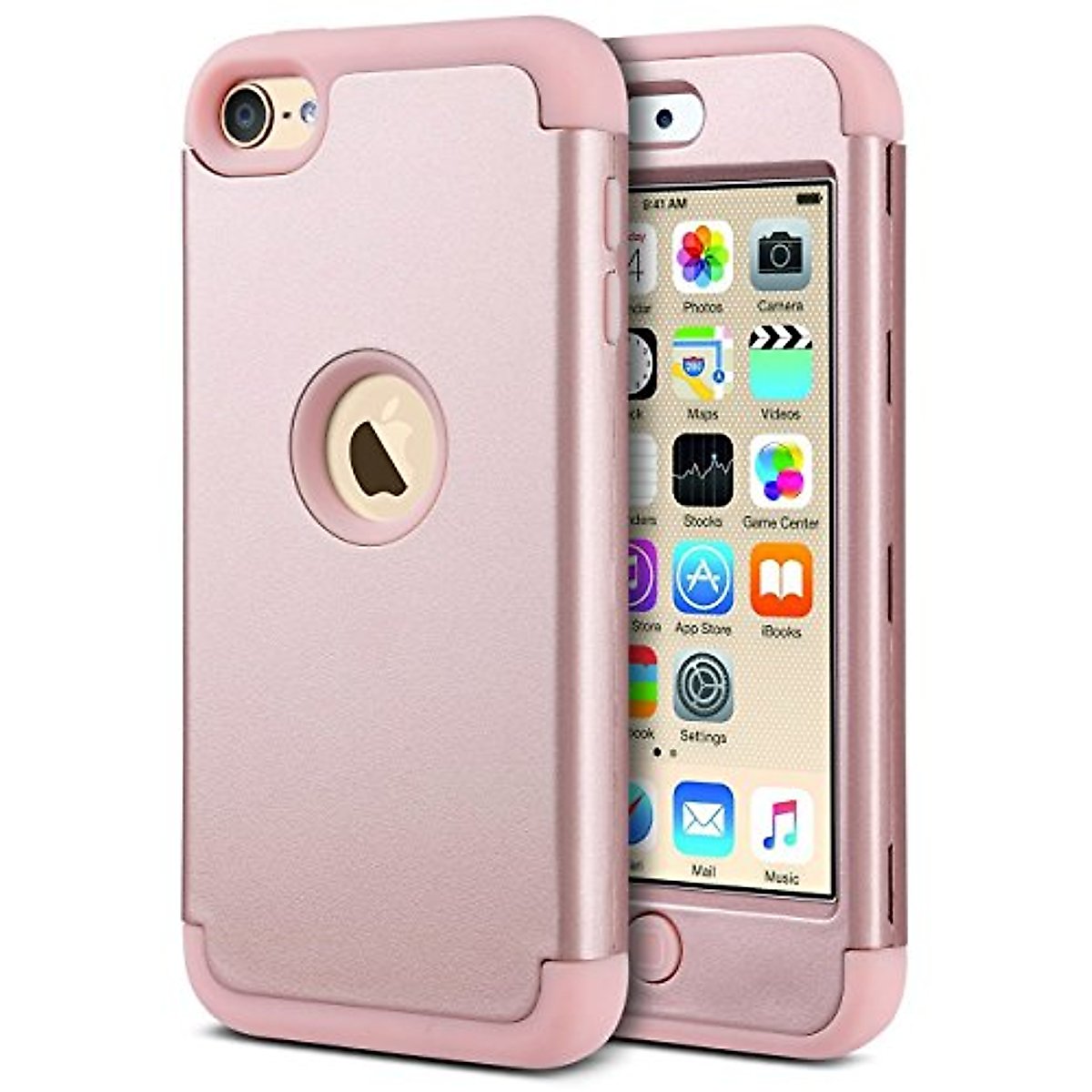 ULAK Compatible with iPod Touch 7 Case, iPod Touch 6 Case, iPod Touch 5 Case, Heavy Duty High Impact Knox Armor Case Cover for iPod Touch 5th/6th/7th Generation, Purple