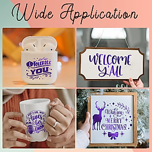 VINYL FROG Matte Metallic Adhesive Vinyl, 12" x6ft Purple Metallic Craft Permanent Vinyl Roll - Metallic Satin Adhesive Vinyl for Home Decor, Mug, Car and Other Stickers