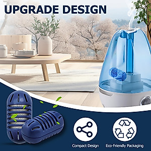 Funmit Demineralization Cartridge Compatible with HoMedics Ultrasonic Humidifiers, Prevents Hard Water Build-Up, Filters Mineral Deposits, Purifies Water, Compared to UHE-HDC4, 10 Pack