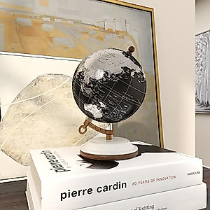 Deco 79 Modern Plastic Globe, 5" x 5" x 7", Black