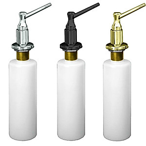 Westbrass Standard Kitchen Sink Soap/Lotion Dispenser, Antique Copper, D217-11