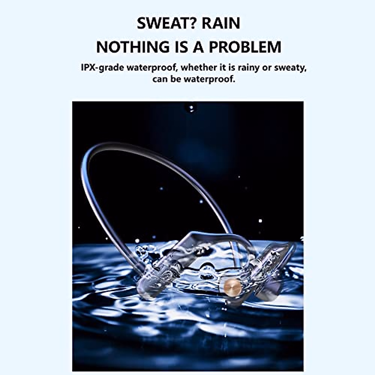 Wireless Bluetooth 5.3 Bone-Conduction Headphones Wireless Earbuds Bluetooth Headset Sport, 3D Stereo Sound,Long Standby Time Compatible with iOS & Android