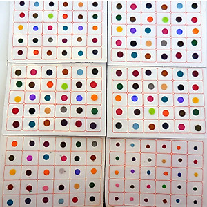 720 X Count Bindi dots Multi size multicolor Bindi Round Bindi Polka dots daily use bindi stickers (Multicolored)