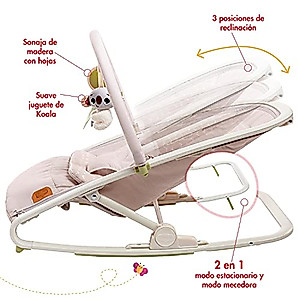 Tiny Love Boho Chic 2-in-1 with Removeable Hanging-Toy Bar, Stationary Modes, Folds Flat for Compact Storage and Portability