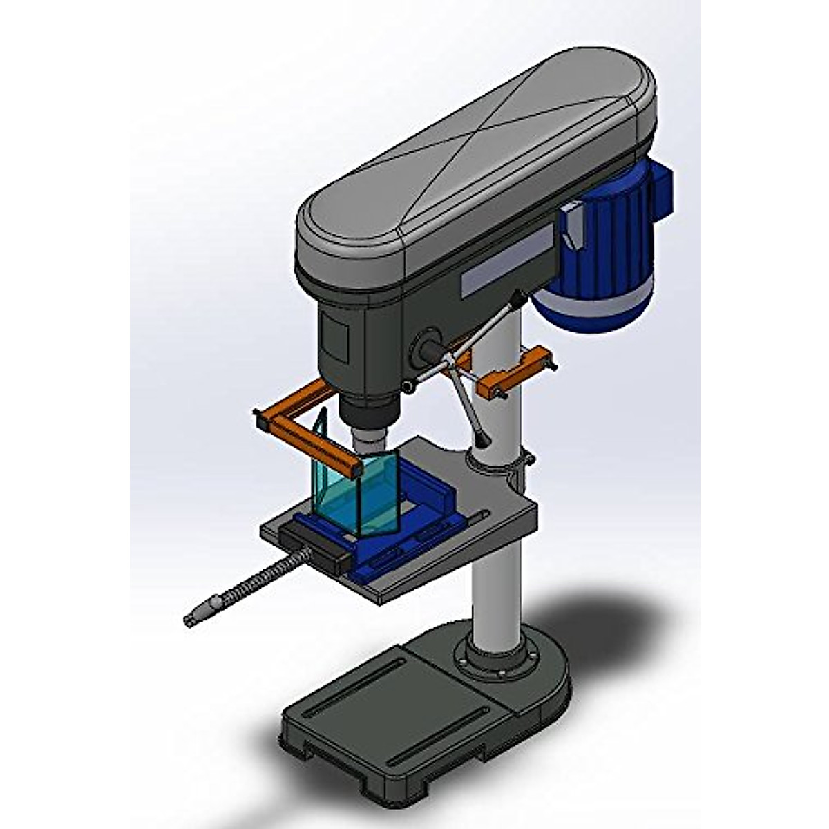 ATS Safety, Drill Press Guard - Econ-Series Drill Press Accessories, Part # DPG-ES1