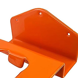 HEVIRGO 2Pcs Garage Tool Organizer Wall Mount,Wall Mounted Grass Trimmer Racks Lawn Trimmer Holders Rustproof Easy Installation Heavy Duty Ladder Hooks,Mounted Grass Trimmer Rack 2pcs