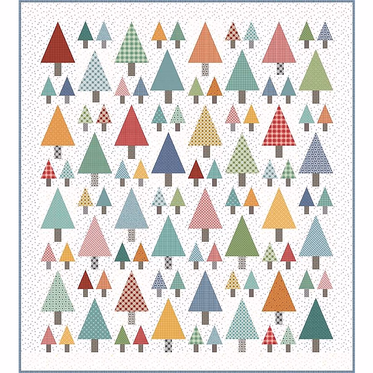 NOOBECR Plaid Pines Quilt by Lori Holt of Bee in My Bonnet