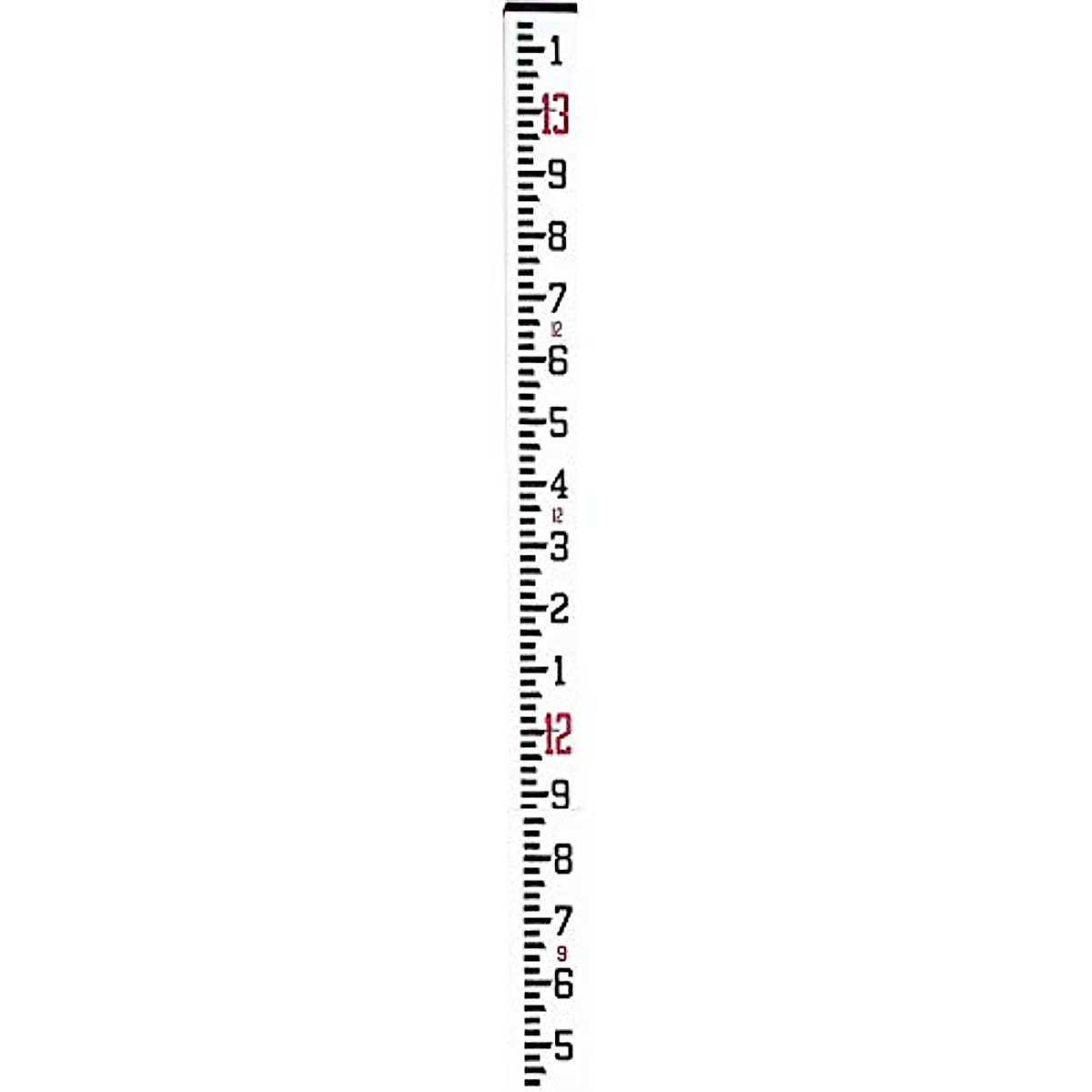 CST/berger 06-913 4 Section 13 foot Fiberglass MeasureMark Telescoping Rod Graduated in 10ths , White