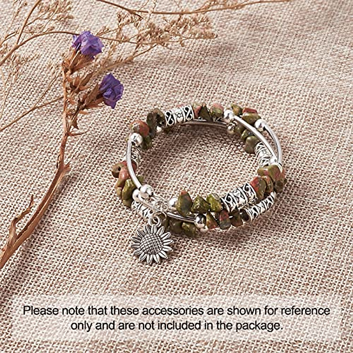 KISSITTY 150pcs/box 15 Style Antique Silver Tibetan Spacer Tube Beads Alloy Metal Charms for Bracelet Necklace Jewelry Making